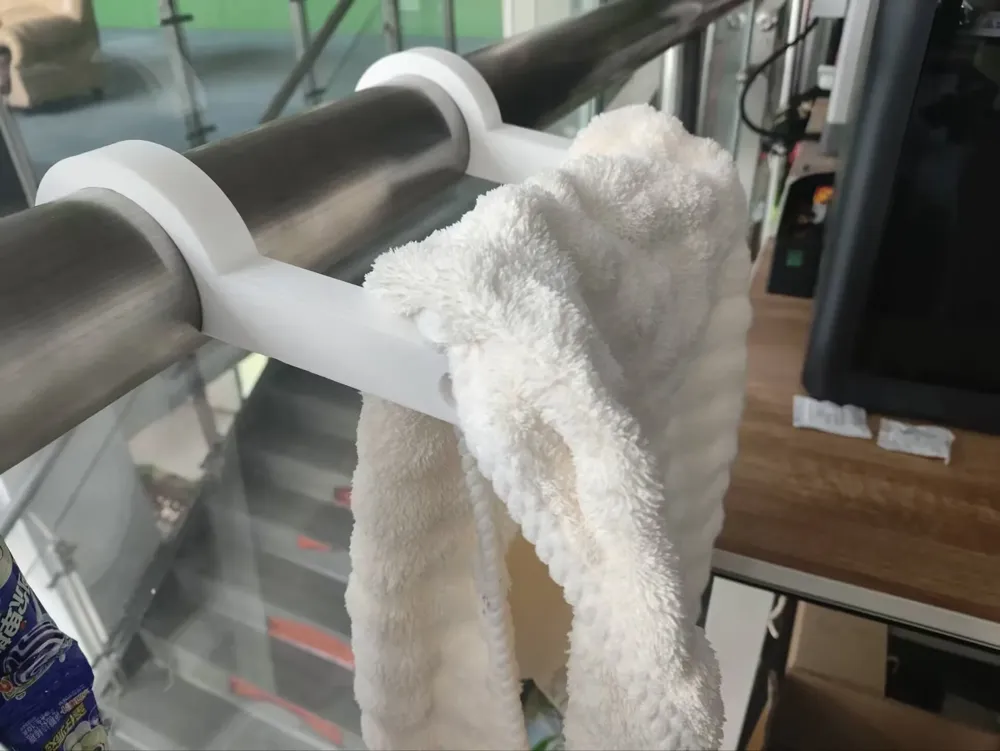 60mm Stair Rail Towel Holder by Minecraft - MakerWorld