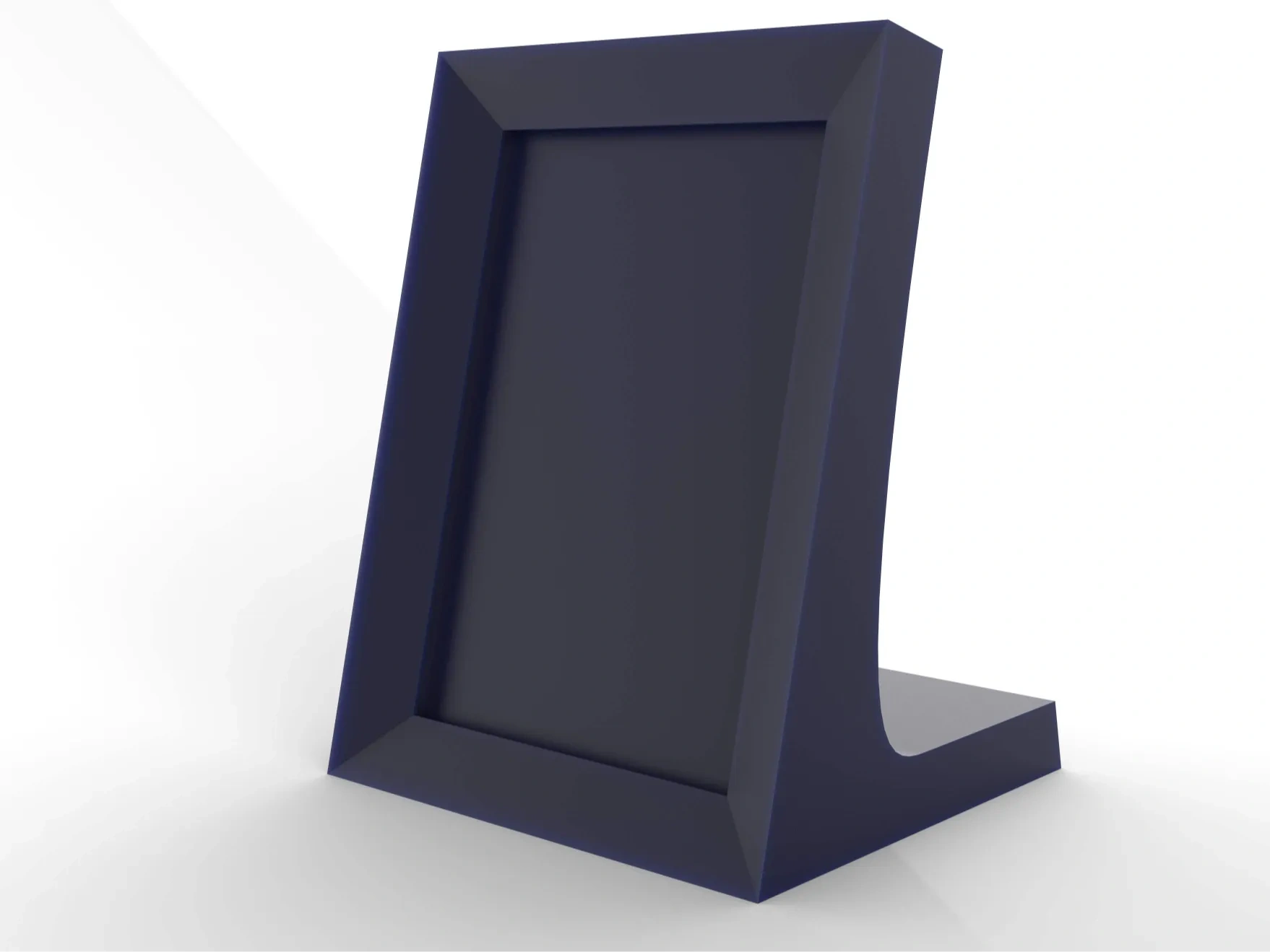 A 5-inch upright photo frame that can accommodate a 3.7mm glass plate ...