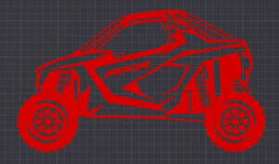 Polaris RZR silhouette by Ernest0GallardoZ - MakerWorld