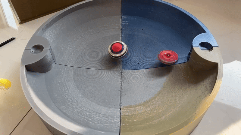 Spinning Top Battle Disc by Evan - MakerWorld