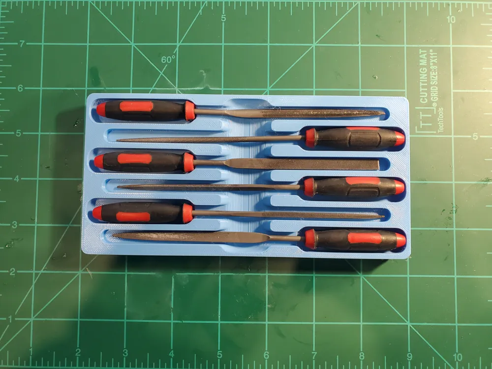 Gridfinity Bin For Needle Files by ARGreg - MakerWorld