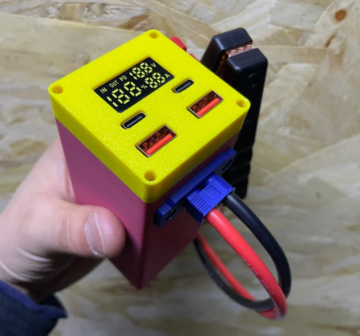 100W fast charging module power bank casing, Xin Neng An JP40 quick-start casing, EC5 casing by ...