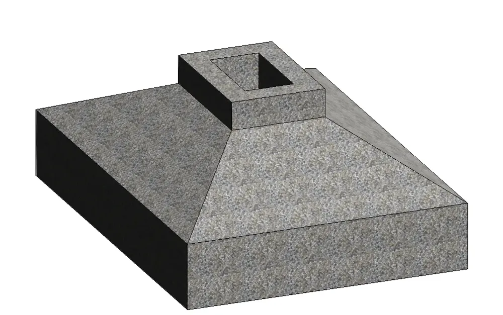 Isolated Column Foundation Model by 杂七杂八的一些 - MakerWorld