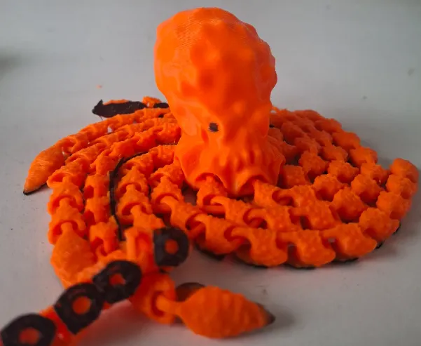 Octopus: Articulated Octopus - Free 3D Print Model - MakerWorld