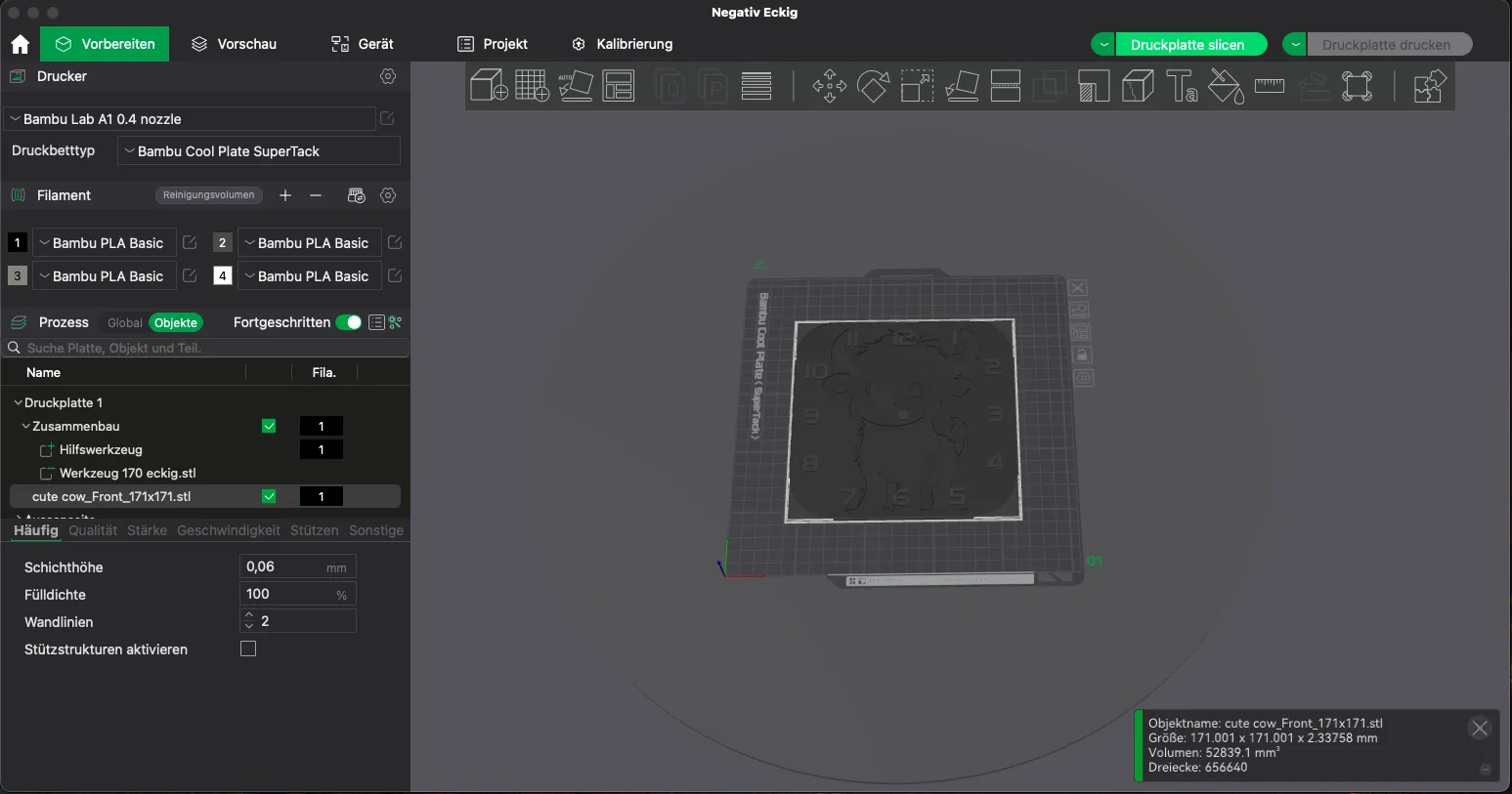 Templates for square and round watch faces - Free 3D Print Model ...