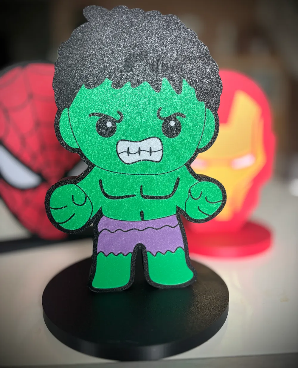 lightbox mini hulk by Matt M3D - MakerWorld