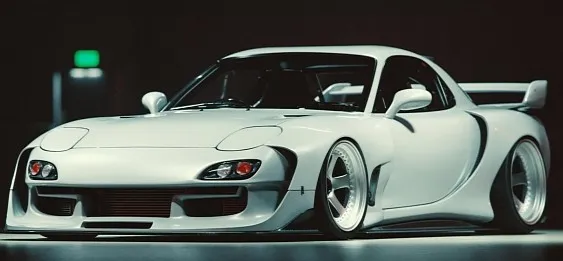 Mazda Rx7 w/ Widebody kit by godlikewab - MakerWorld