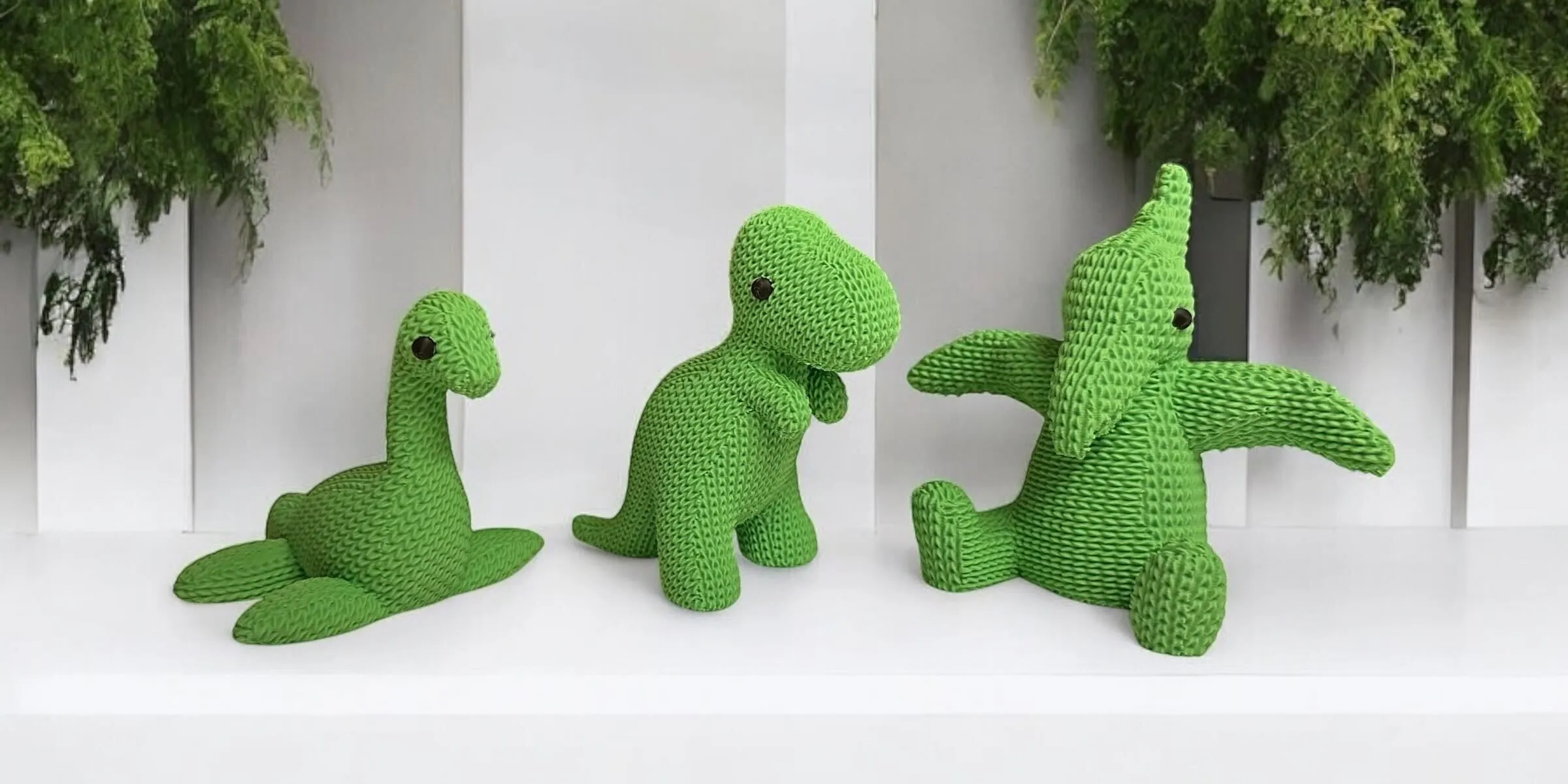 Cute Knitted Dinosaur (or is it Nessie?) by TreeD-prints MakerWorld ...