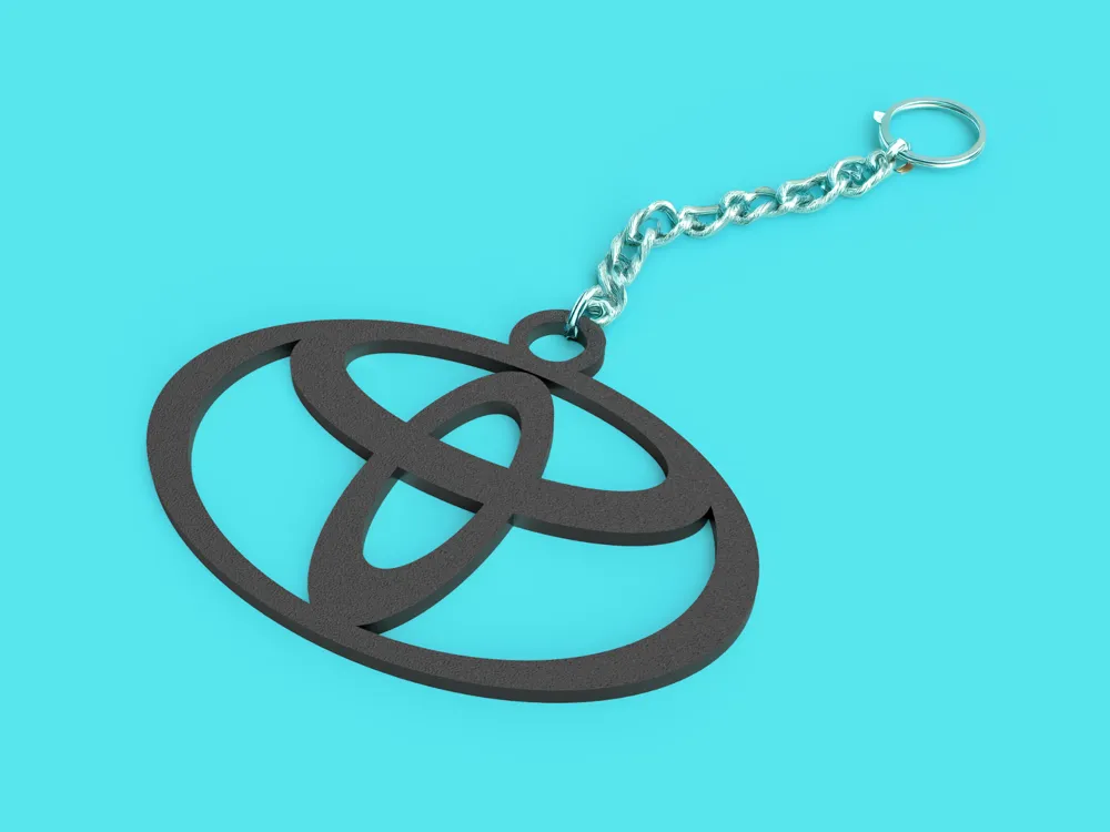 Toyota Keychain by NovaPrints - MakerWorld