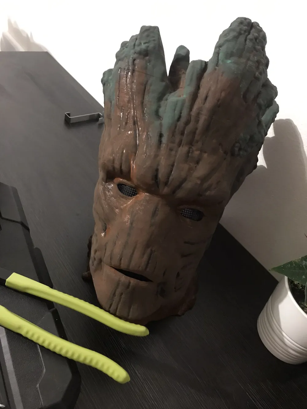Groot mask cut for small printers Remixed by hvrkh MakerWorld: Download ...