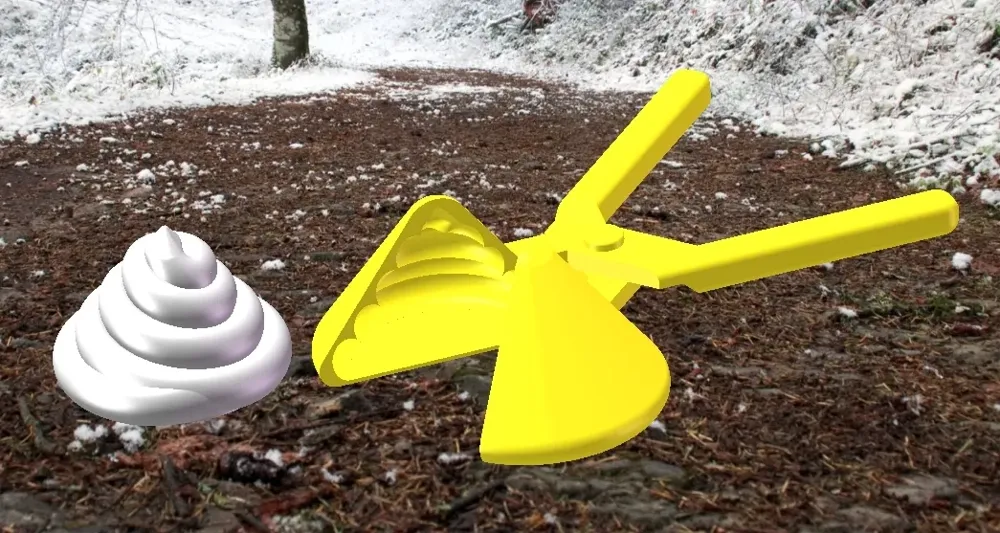 Poop snowball clamp, clay clamp by 隔空造物 - MakerWorld