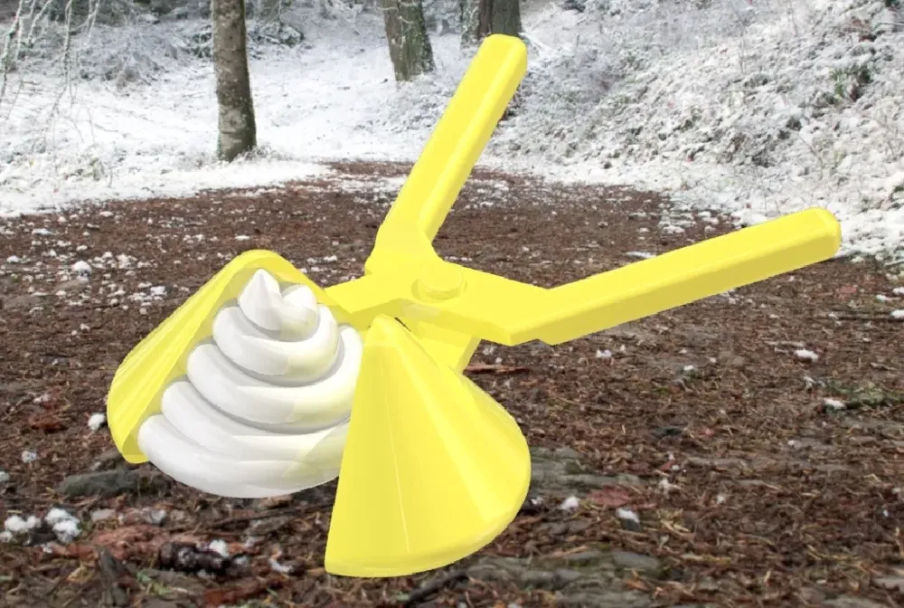 Poop snowball clamp, clay clamp by 隔空造物 - MakerWorld