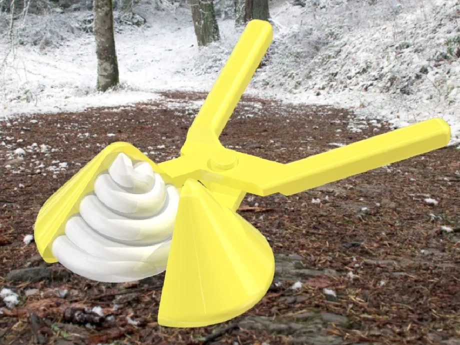 Poop snowball clamp, clay clamp by 隔空造物 - MakerWorld