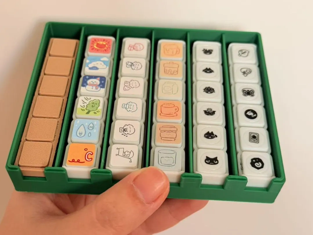 Stackable Six-Stamp Organizer by user_4056903669 MakerWorld: Download ...