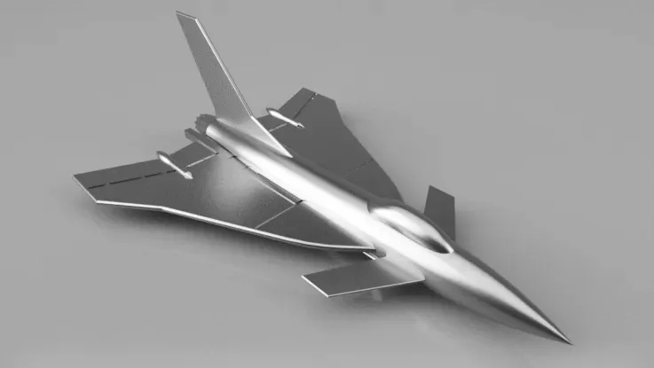 Rafael Fighter Jet by Leo3DP - MakerWorld