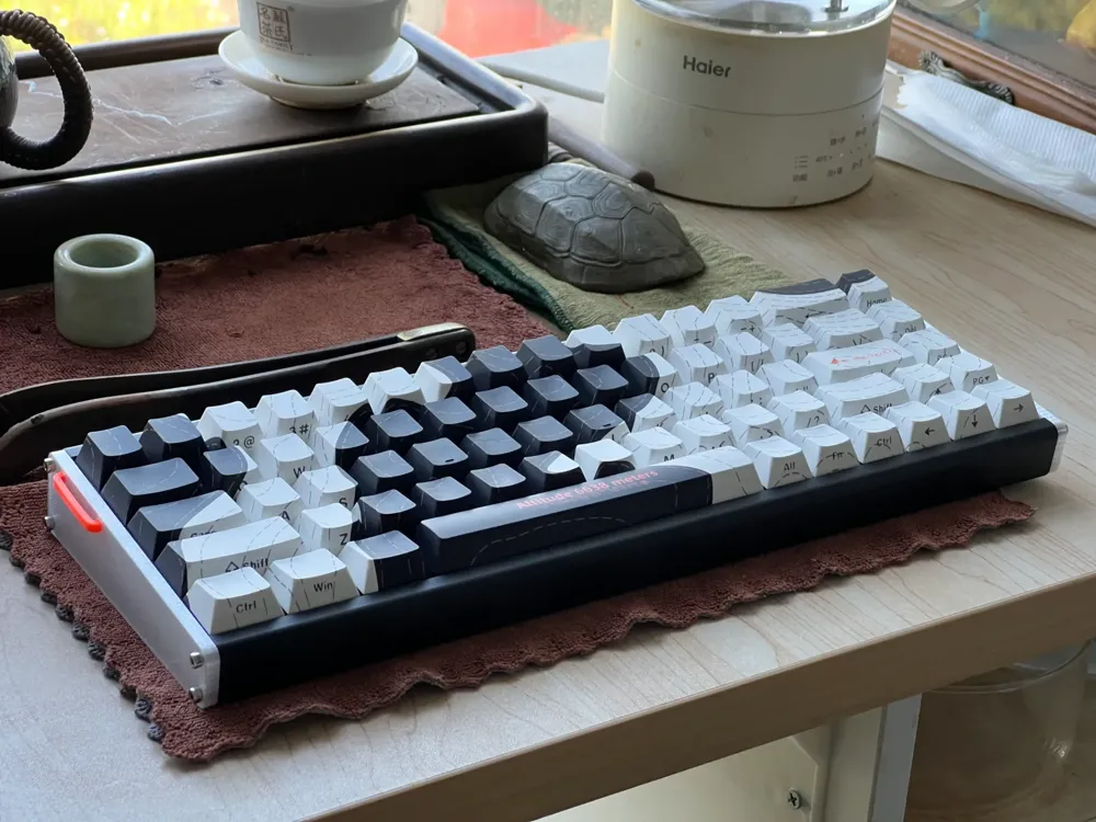 AJAZZ Black爵 ALUX68 Aluminum Alloy Magnetic Axis Keyboard Side Panel ...