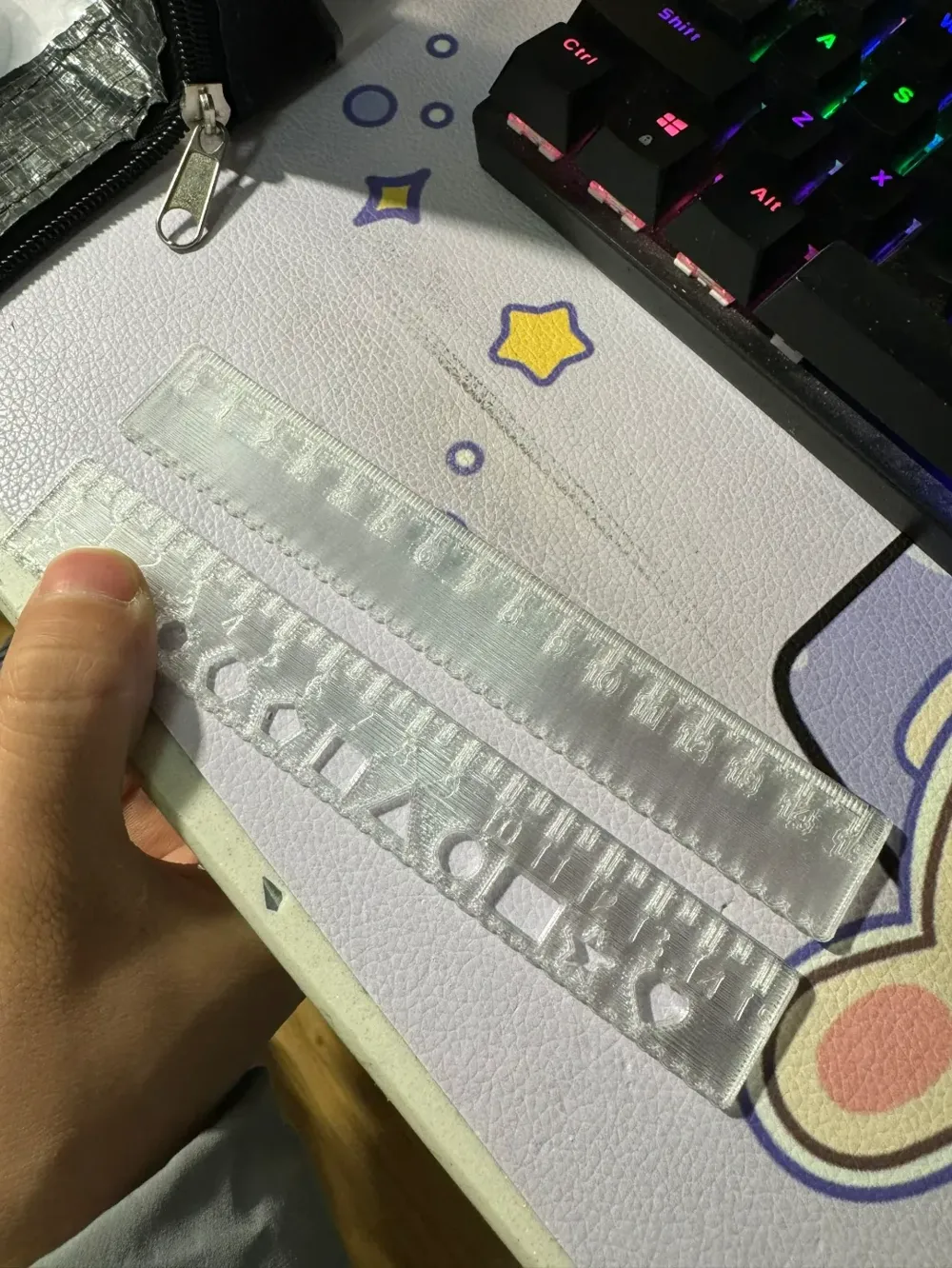 15cm ruler with wavy lines and graphics by user_984210202 - MakerWorld