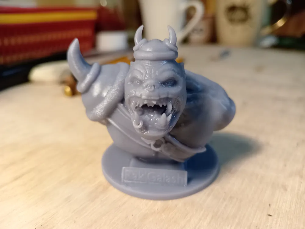 Ork Bust PRINTABLE 3D model by Belnir - MakerWorld