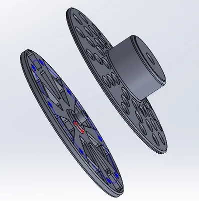 Horizontal spool spinner for Bambulab by user_2797192779 - MakerWorld