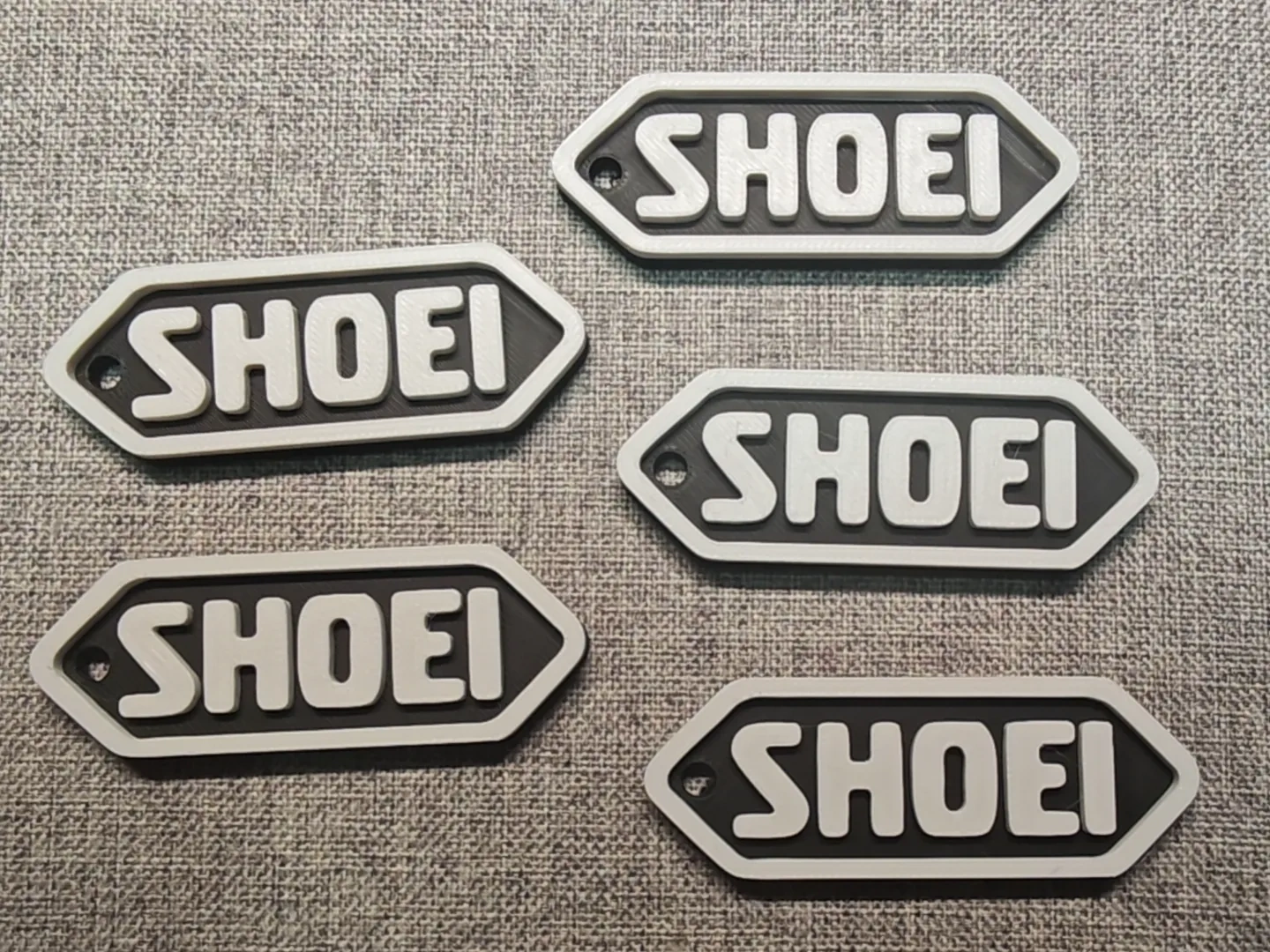 Motorcycle SHOEI brand keychain by Ben熊猫o0 - MakerWorld