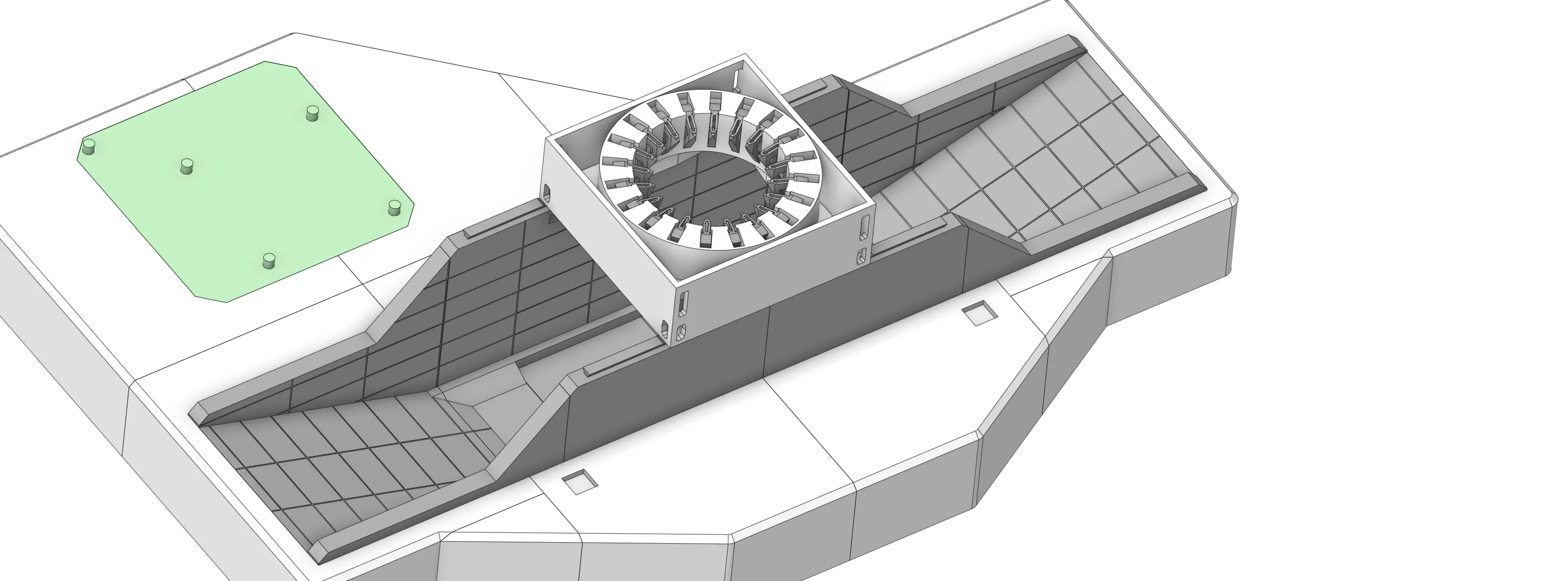 Spacex Launch Tower /OLM Pad B / Starship 1:100 by Larsvommars ...