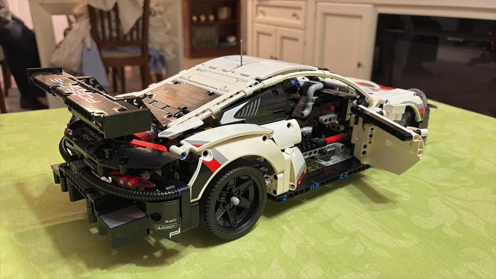Lego Technic Porsche 911 RSR Wall Mount - Free 3D Print Model - MakerWorld