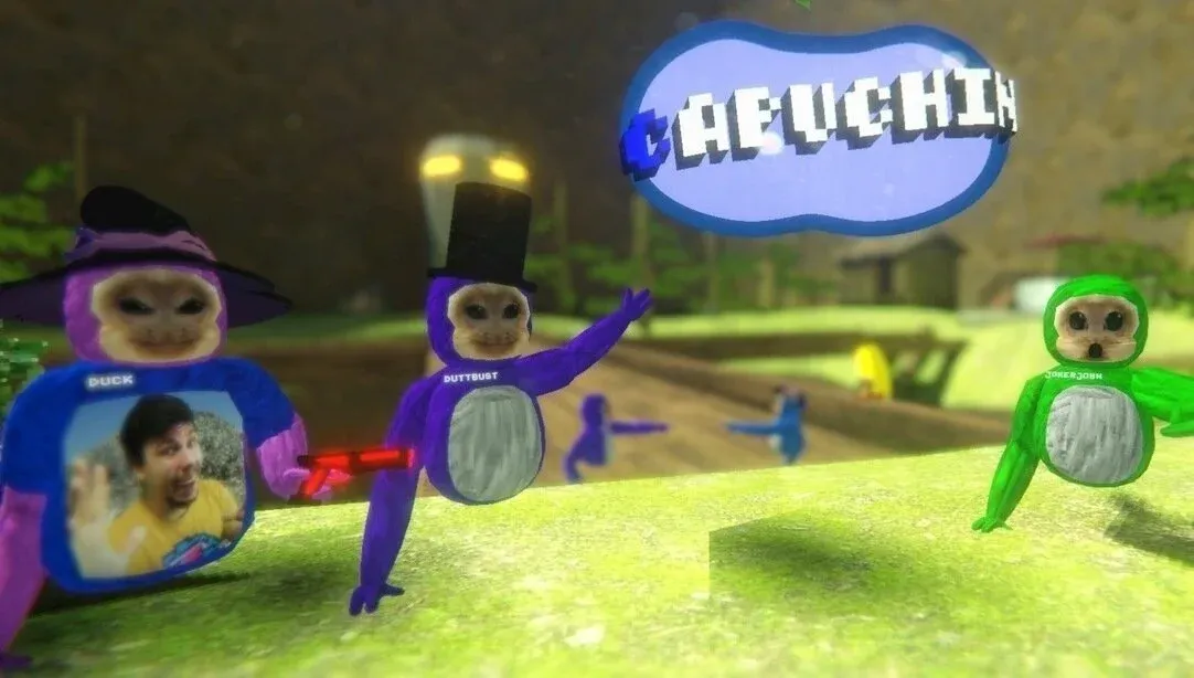 Capuchin Virtual-Reality game articulated ragdoll - Free 3D Print Model ...