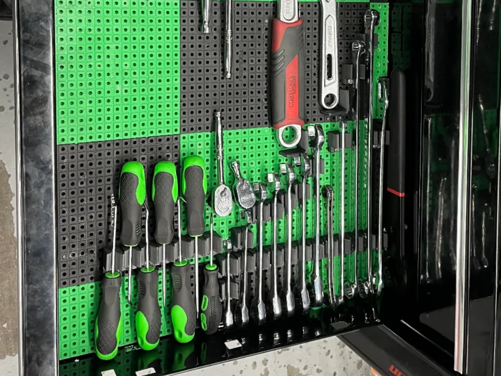 Peg Board Style Tool Box Organizer/ Tool Grid by user_2711010128 ...