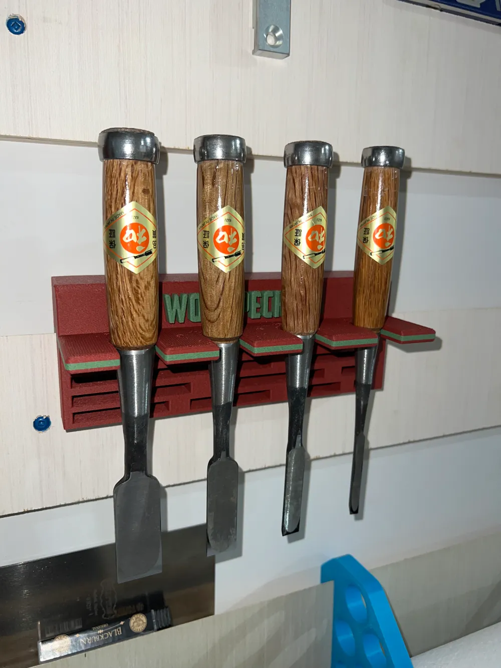 Woodpeckers Chisels French Cleat Display by The_Slabratory - MakerWorld