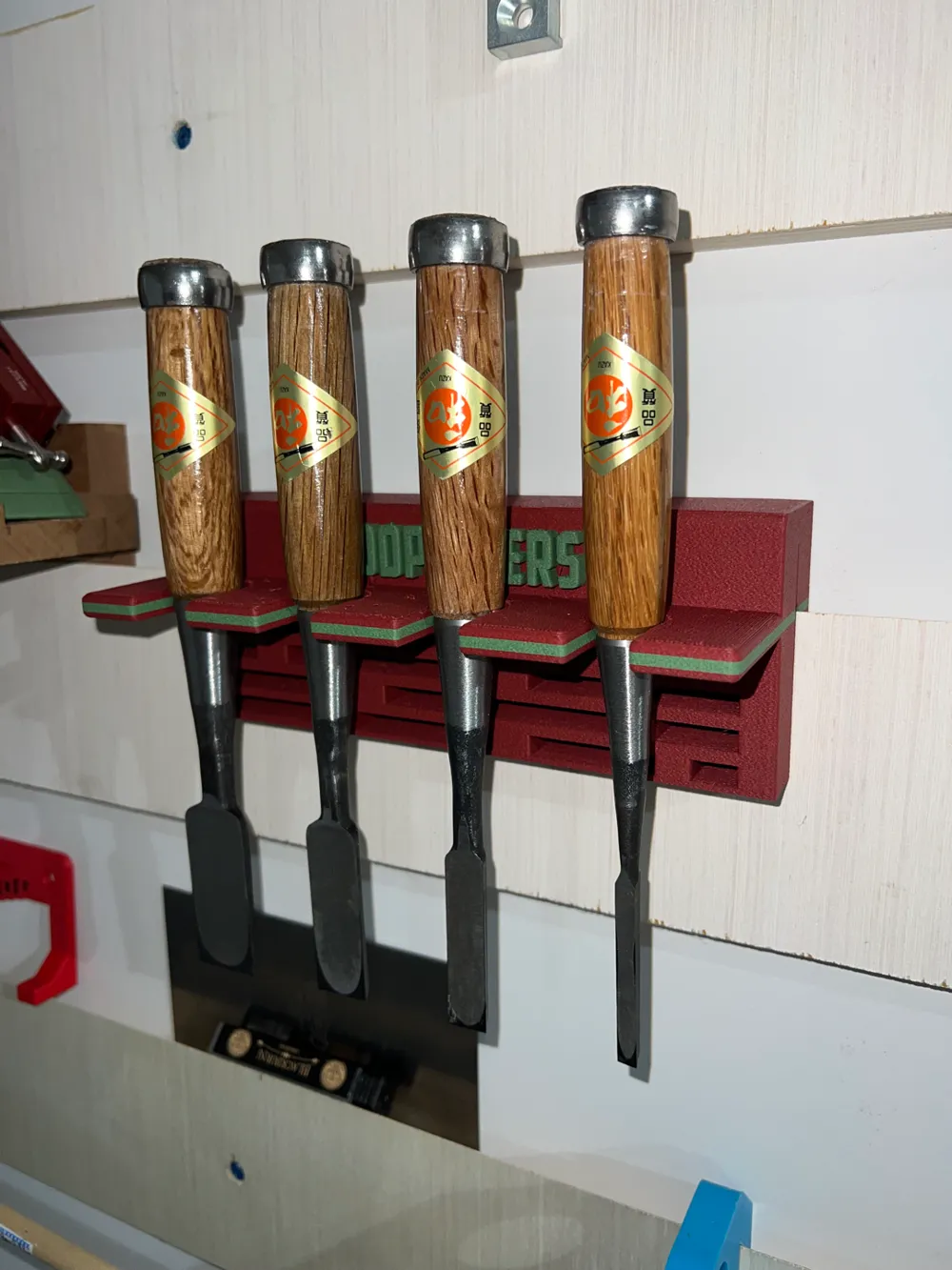 Woodpeckers Chisels French Cleat Display by The_Slabratory - MakerWorld