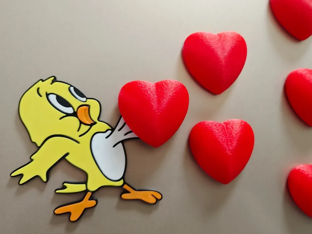 Heart-stirring Little Yellow Duck Refrigerator Magnet by TSOUTH3D ...