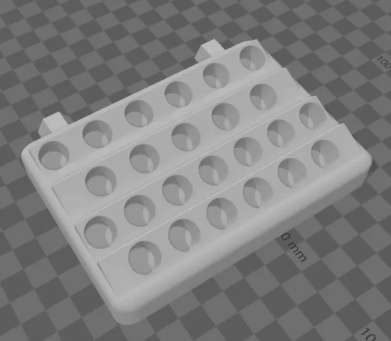 12ml Acrylic Paint tube tray hsw by SuTzu - MakerWorld