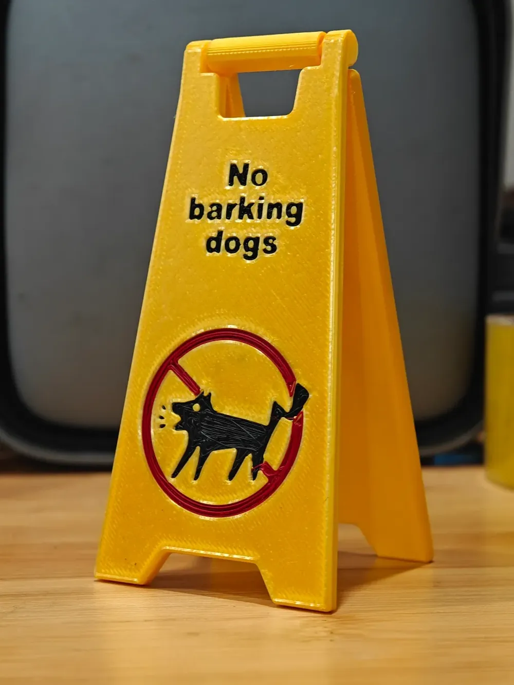 No Barking Sign (Snap-on) by user_612524680 - MakerWorld