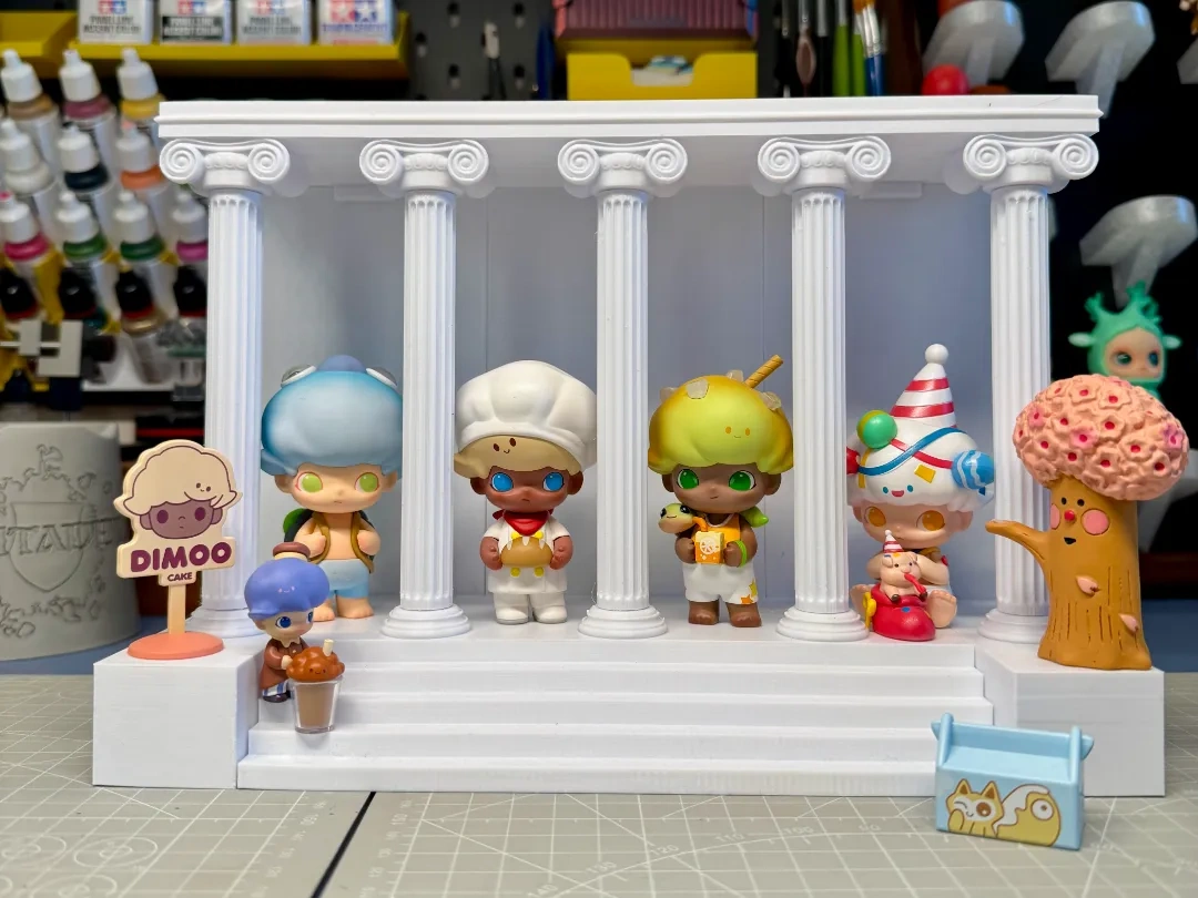 Roman Architecture Blind Box Display Stand by user_234123539 MakerWorld: Download Free 3D Models