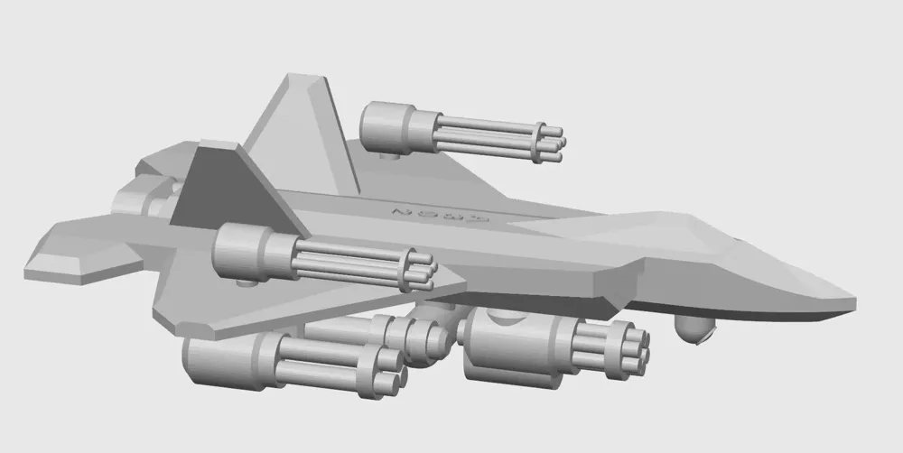 A super cool model airplane (Print-in-Place) by 暴打章鱼 MakerWorld ...