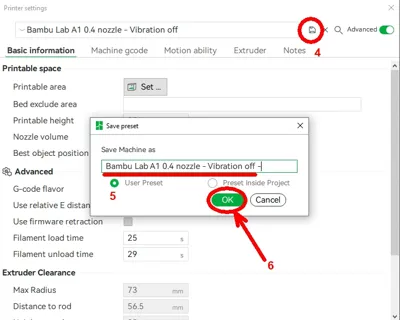 Bambulab A1 - Start vibration off - Profile/Gcode by 3dprintconst ...