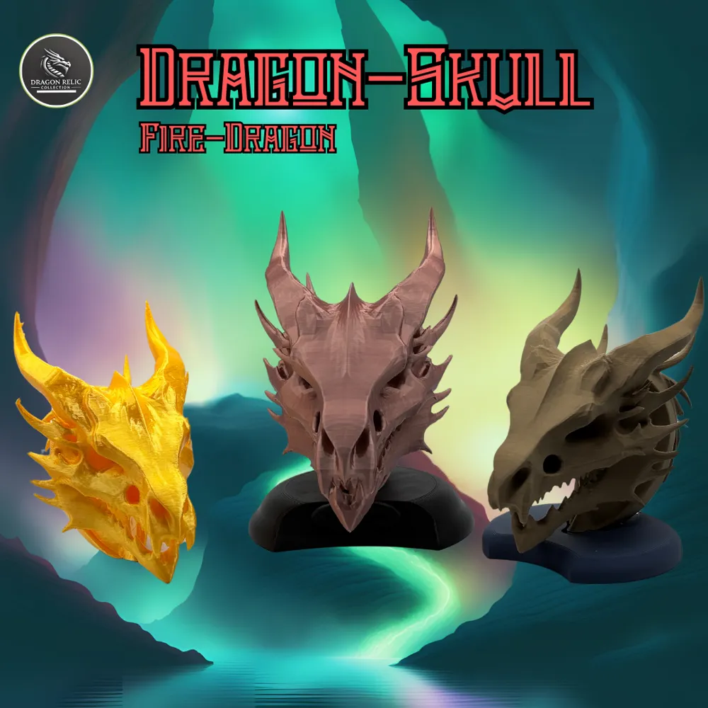 Dragon Skull by Kutte - MakerWorld