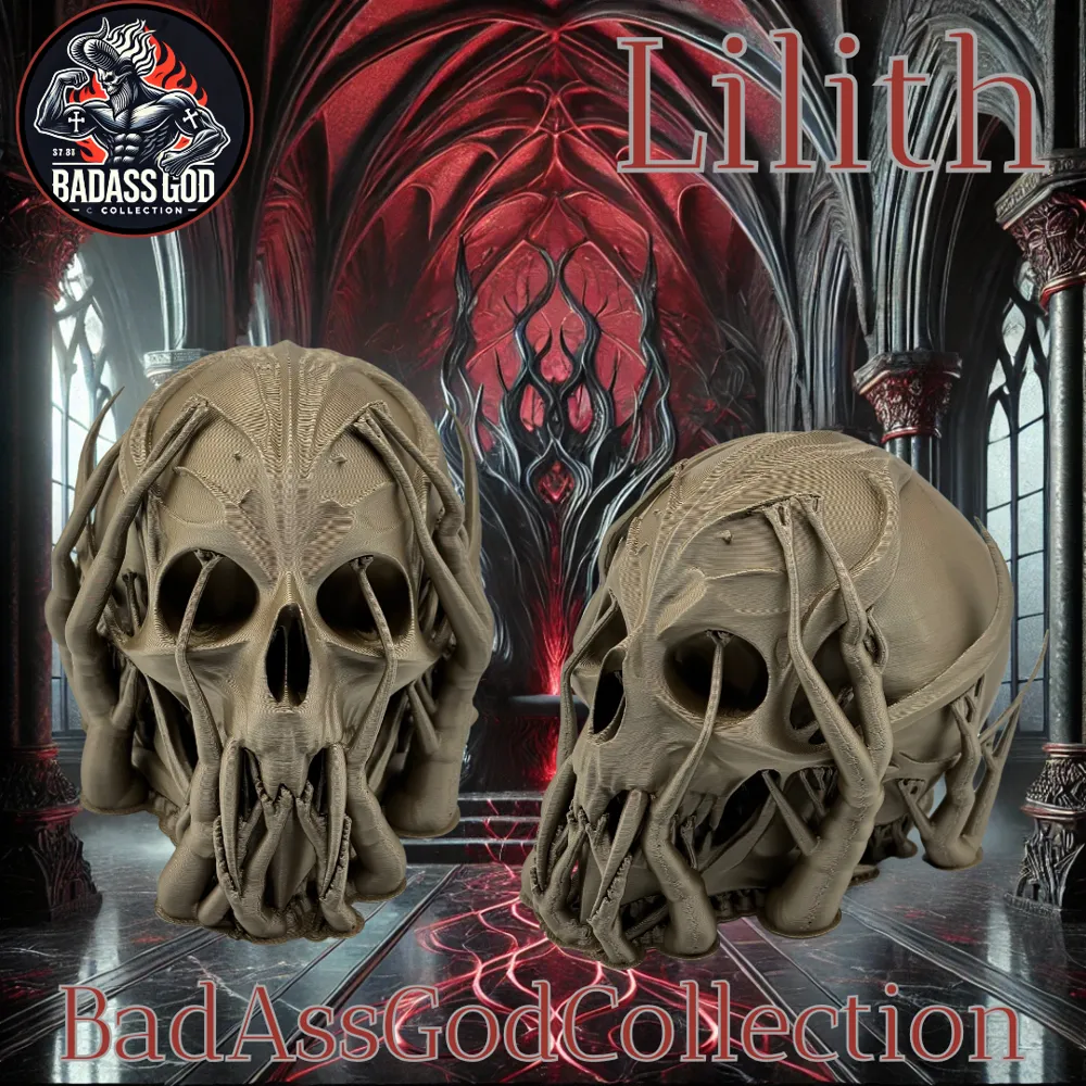 Lilith Skull / Lilith Skull - Free 3D Print Model - MakerWorld