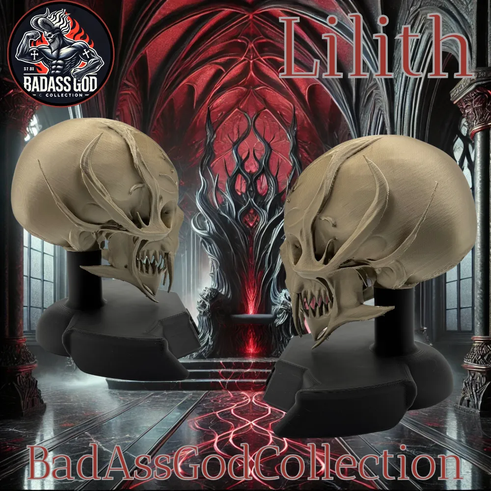 Lilith Skull / Lilith Skull - Free 3D Print Model - MakerWorld