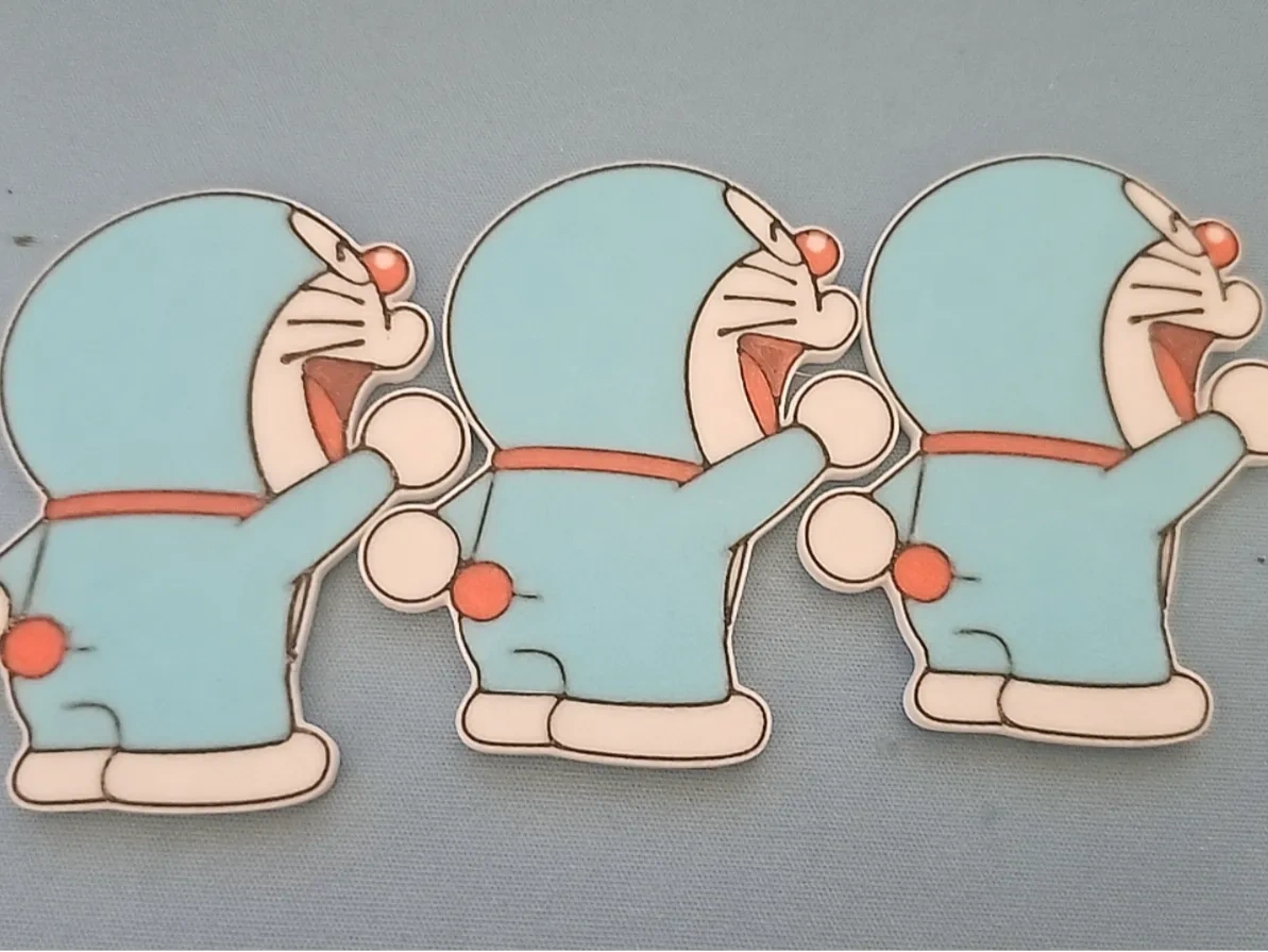 Doraemon Refrigerator Magnet 03 (Four-Color Print, Five-Color Effect ...