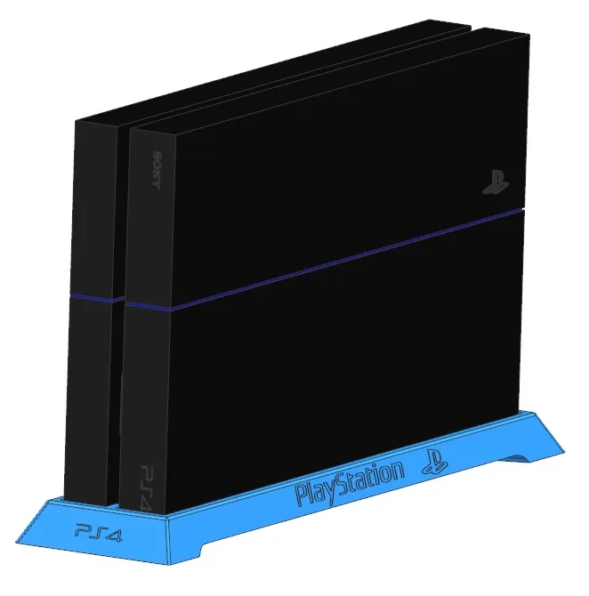 Playstation 4 Stand by Bellair MakerWorld: Download Free 3D Models