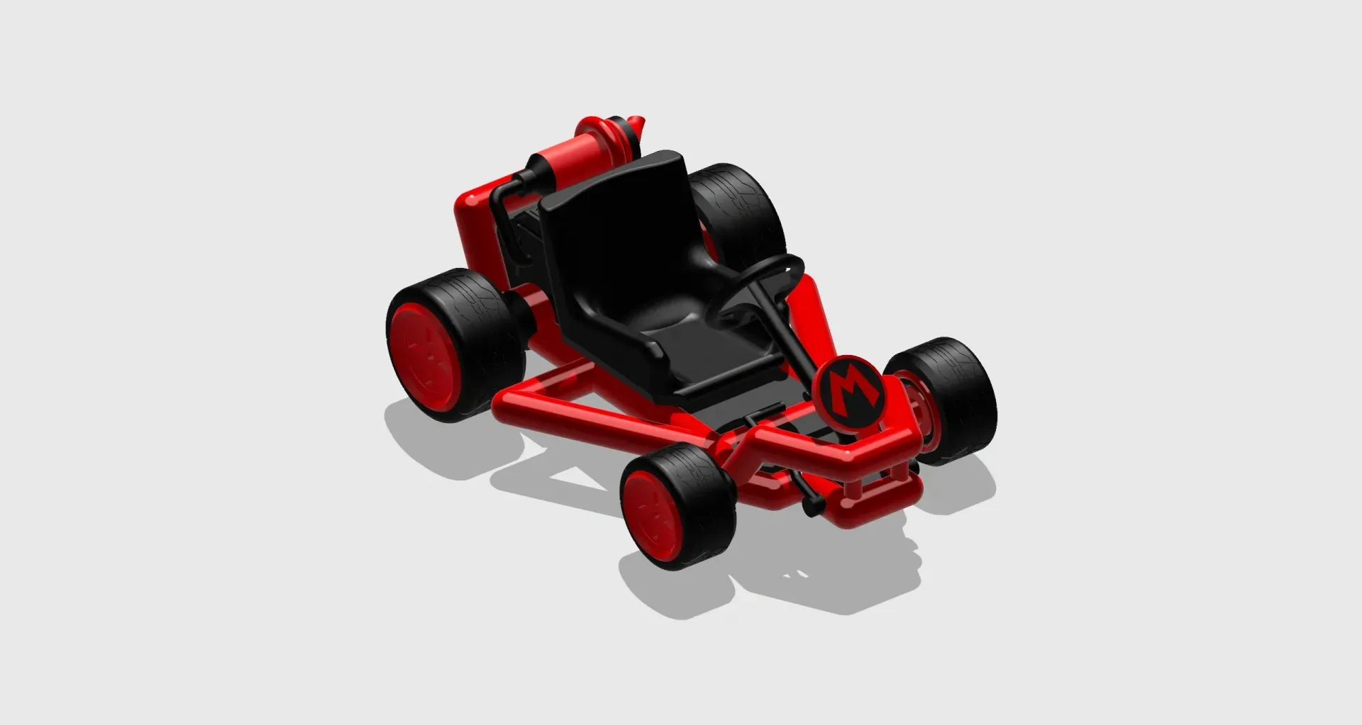 Mario Kart 8 pipe-frame kart, go-kart, assembly toy car, vehicle model ...