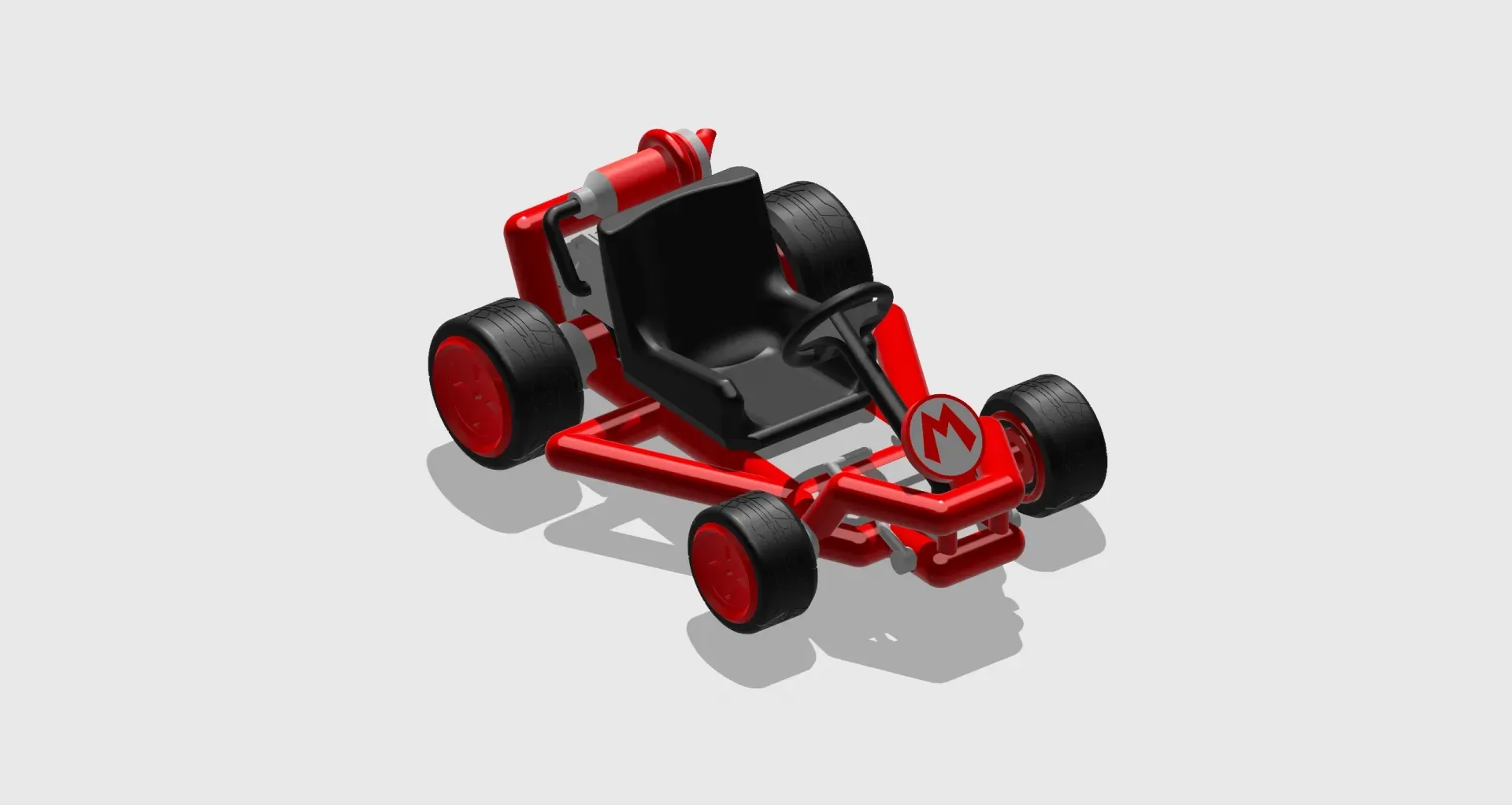 Mario Kart 8 pipe-frame kart, go-kart, assembly toy car, vehicle model ...