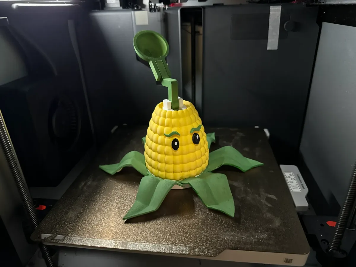 Plants vs Zombies Corn Thrower (Rubber Band Launcher Version) - Free 3D ...
