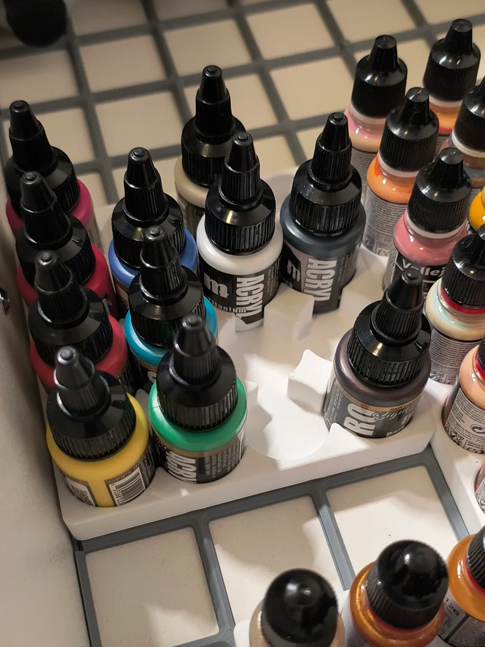 Citadel & ProAcryl Paint tray holders Gridfinity by Bbq420 MakerWorld ...