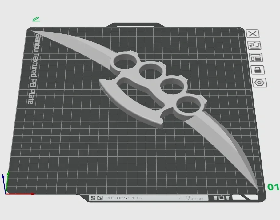 Egg Knife Knuckles (Azzinoth Dual Blades) by SnakeKwok - MakerWorld