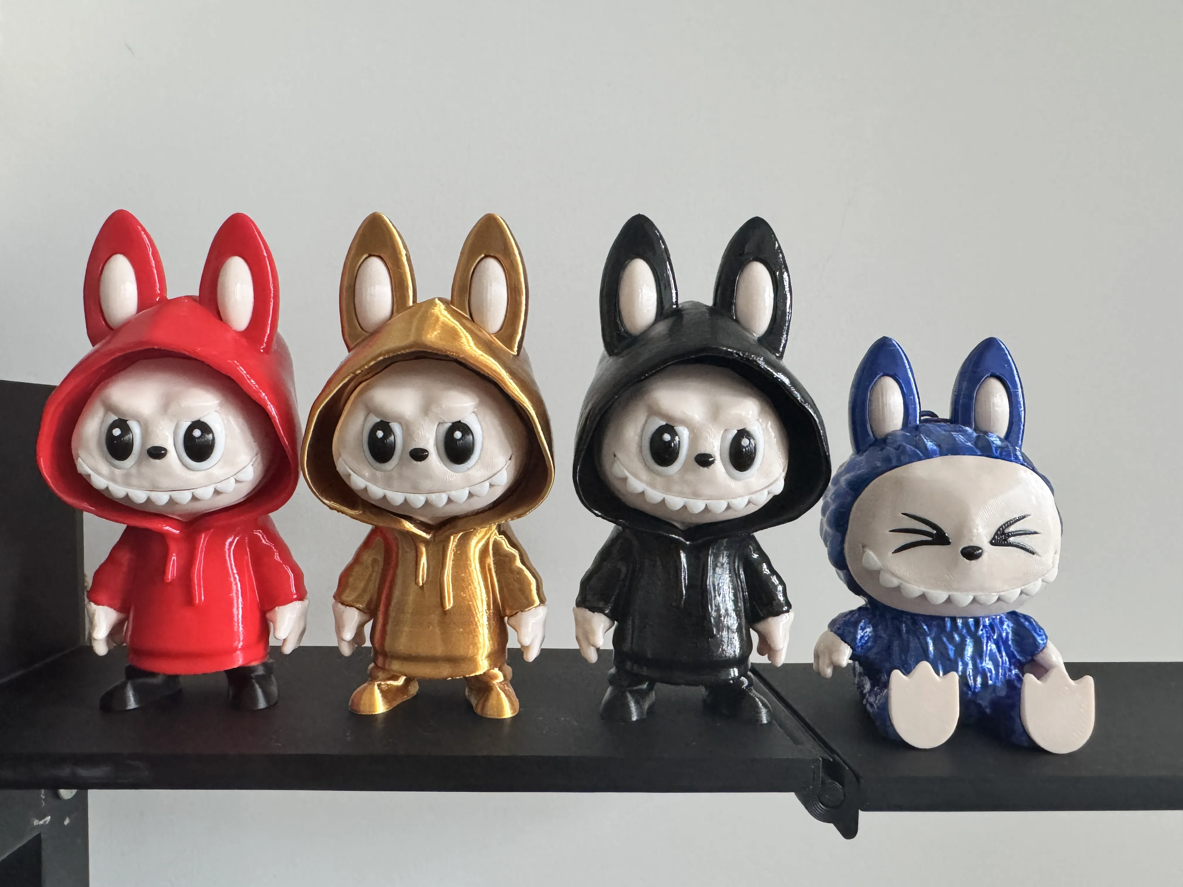 Adorable labubu hooded figurine (no AMS required) by Joe裕 MakerWorld ...
