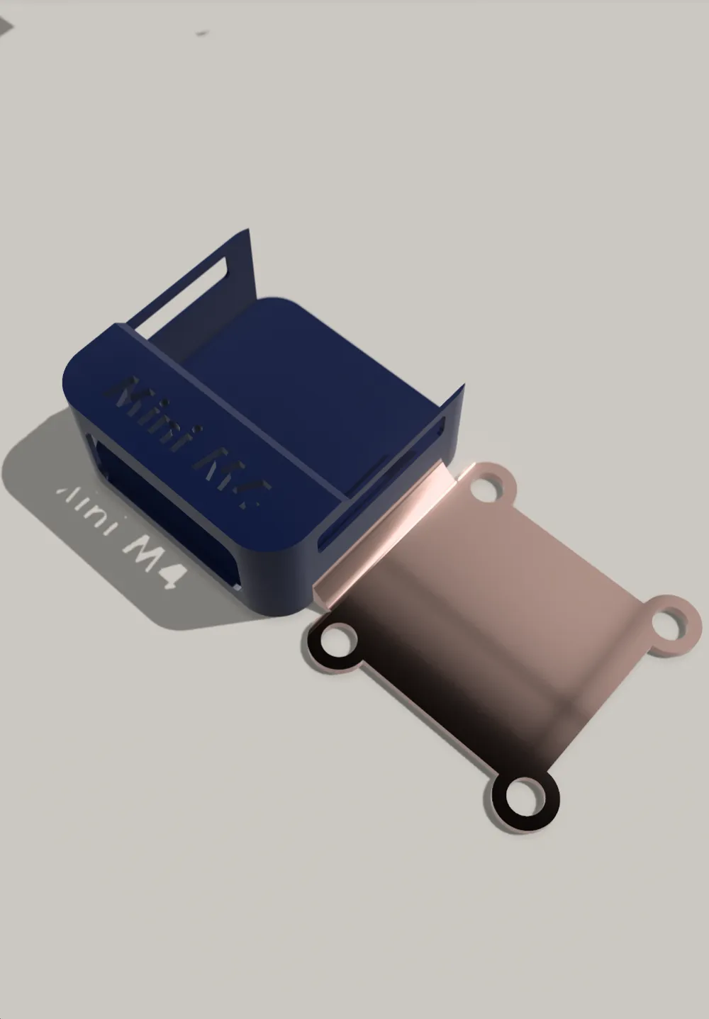 Mac Mini M4 mount adapter for VESA 100mm x 100mm by BStamps - MakerWorld