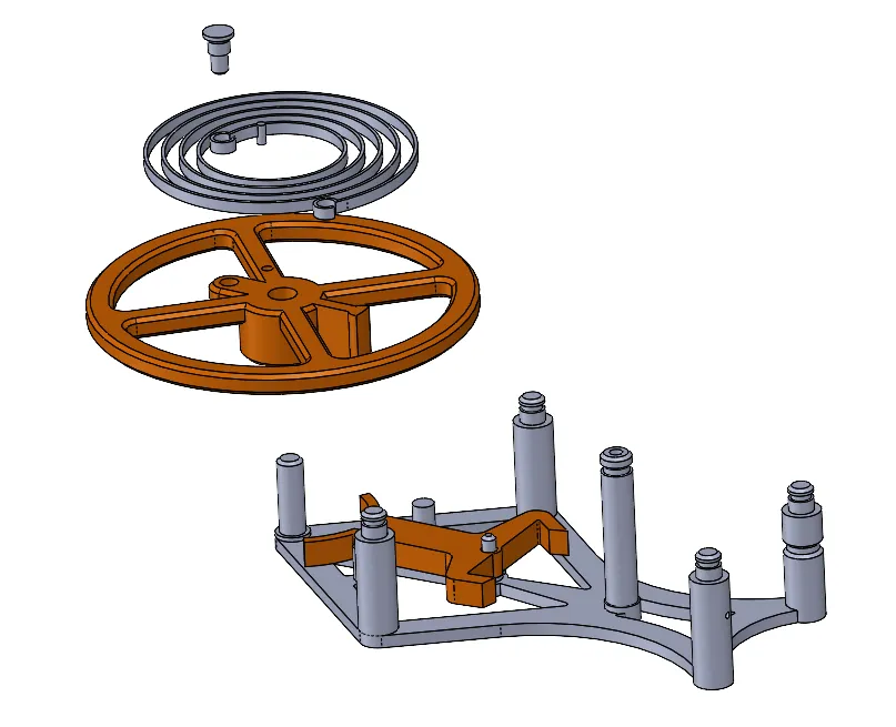 Weight-Driven Swiss Lever Escapement Mechanism by Its On My Mind ...