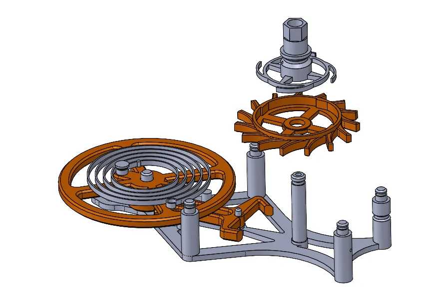 Weight-Driven Swiss Lever Escapement Mechanism by Its On My Mind ...